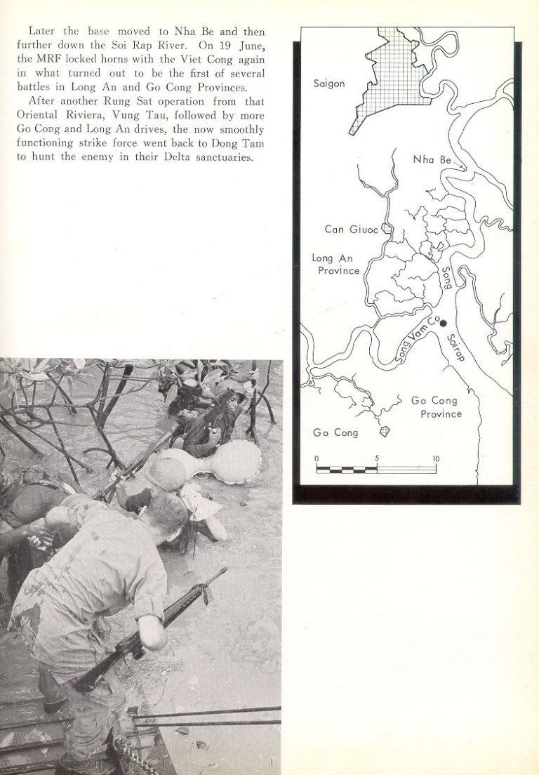 A Map showing the Nha Be – Rung Sat operating areas – The Mobile ...